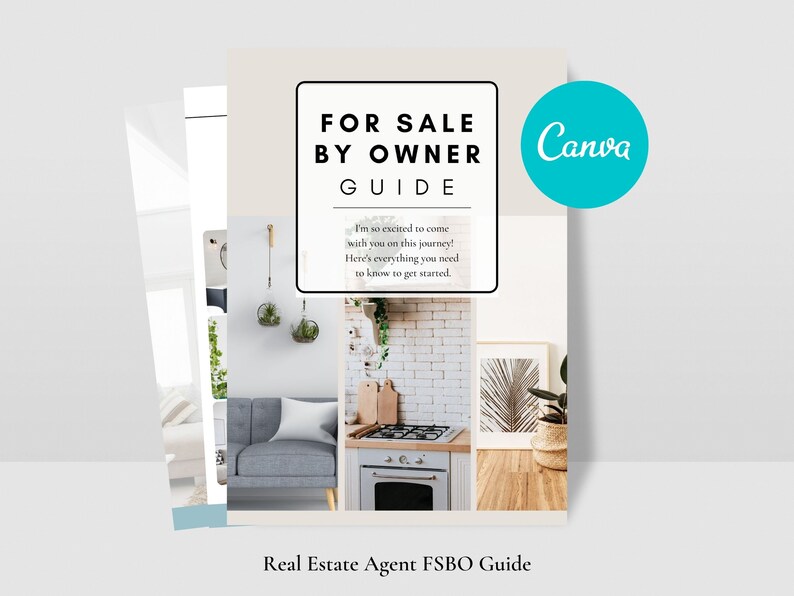FSBO Realtor Guide Buyer Packet Real Estate Marketing Real | Etsy