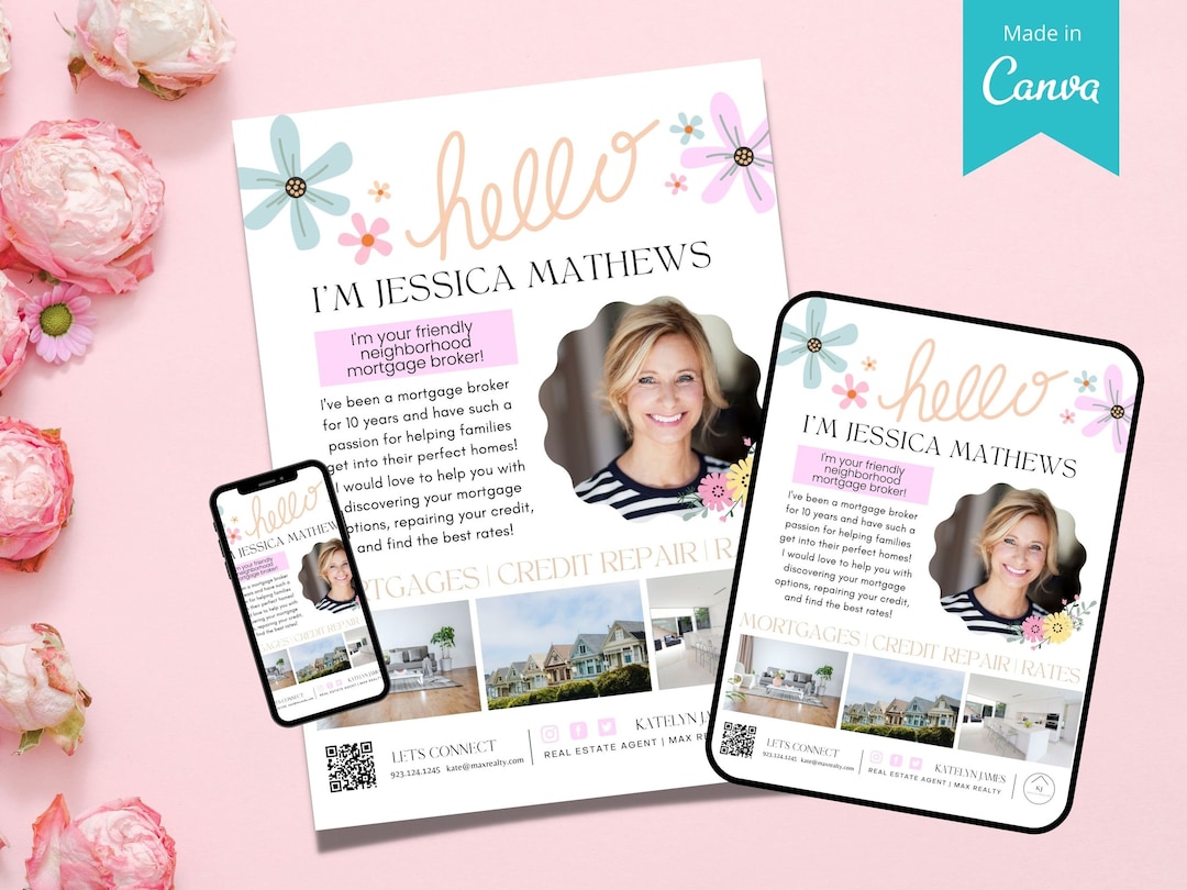 Mortgage Broker Flyer Loan Officer Flyer Mortgage Broker Marketing Loan ...