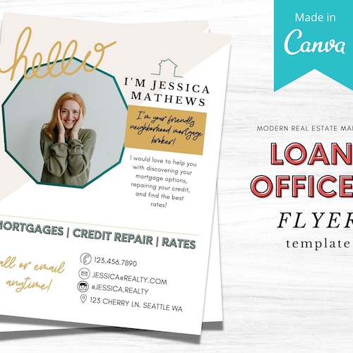 Mortgage Broker Flyer Loan Officer Flyer Mortgage Broker - Etsy