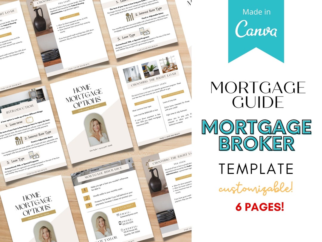 Mortgage Guide Template Mortgage Broker Templates Mortgage Broker Guide ...