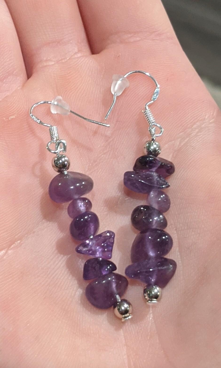 Sterling Silber Kristall Ohrringe (Schmuck) - Etsy.de