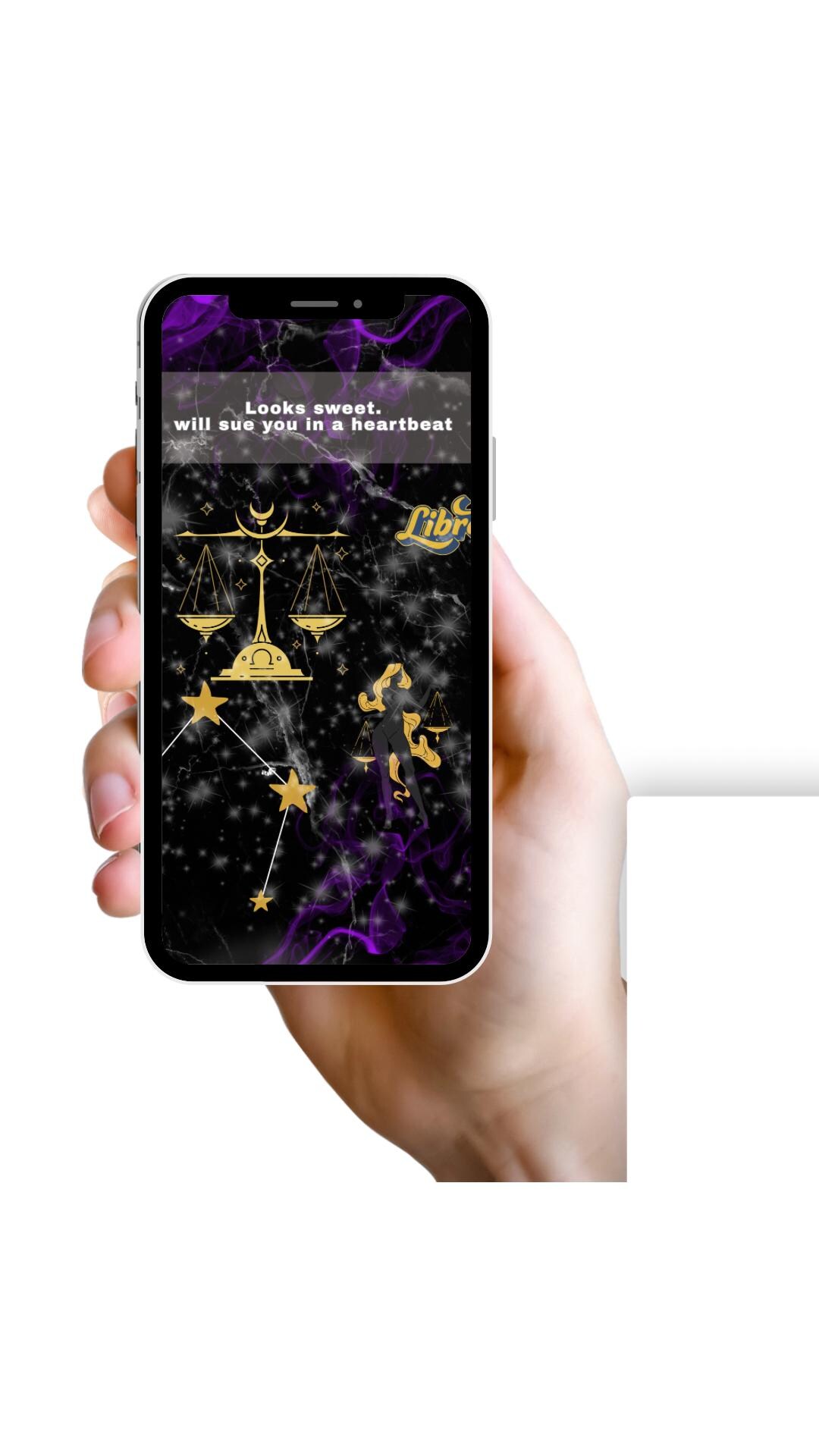 Libra Aesthetic Lock Screen – Funny Zodiac Quote – Sassy Horoscope ...