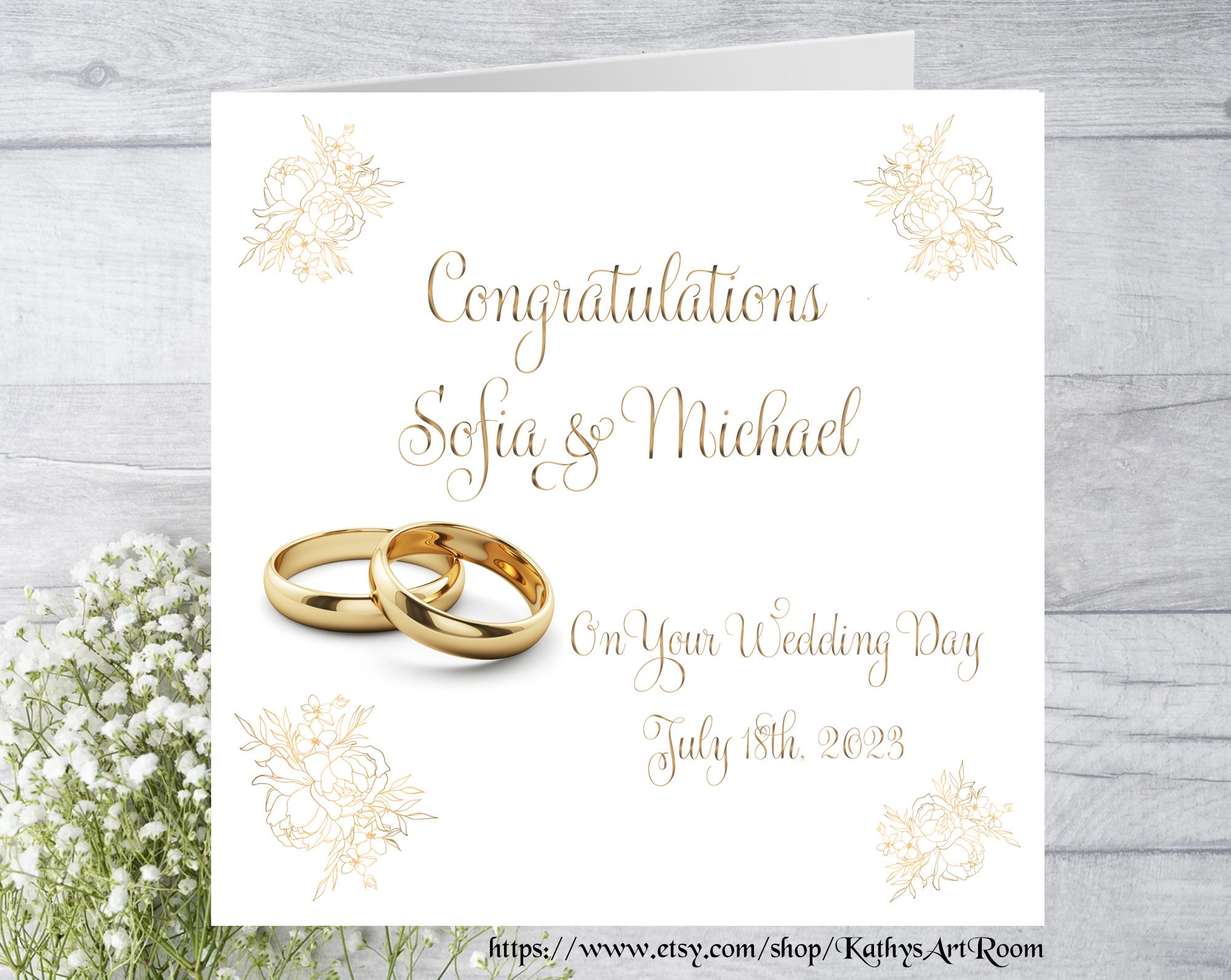 Congratulations Wedding Rings