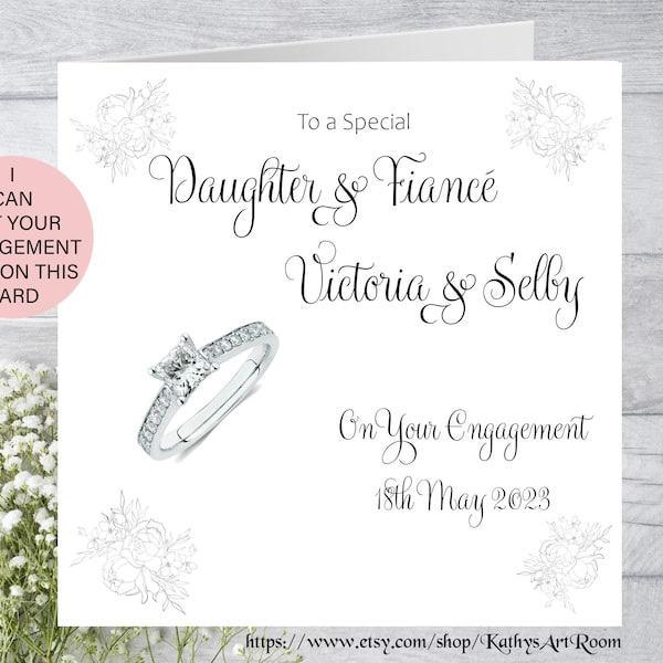 Engagement Card - Etsy