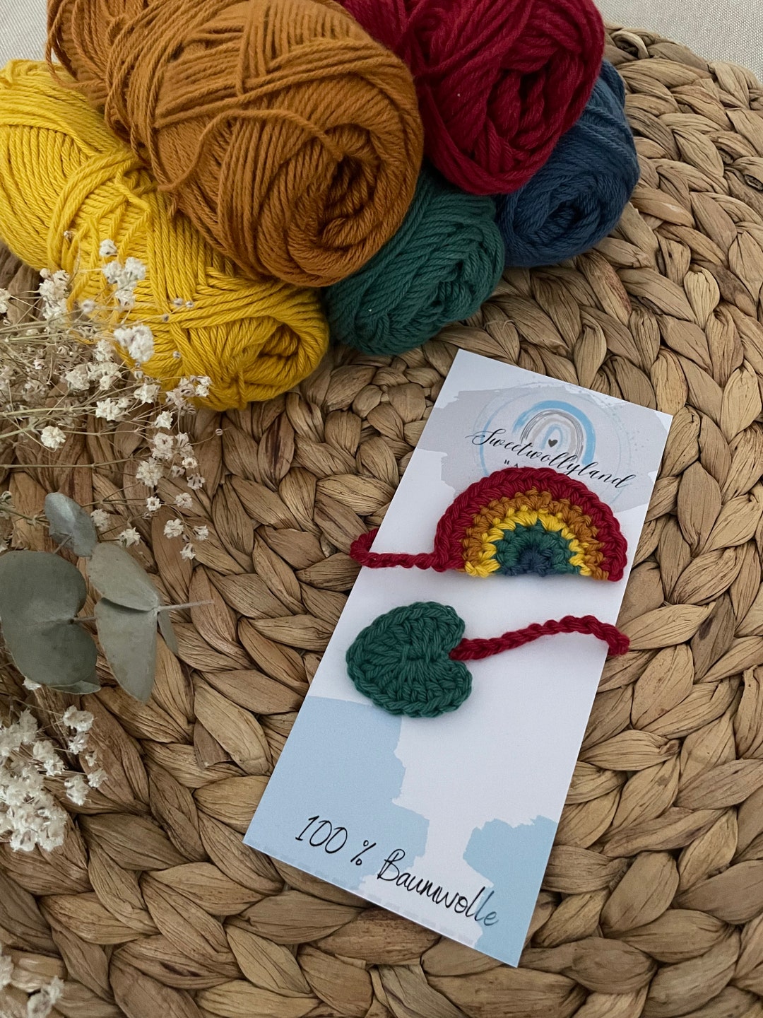 Handmade Belly Button Band Crocheted Belly Button Ribbon Wool Navel ...