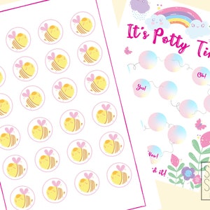 Printable Reward Chart | Potty Training Chart | Instant Download Reward ...