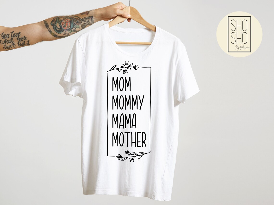 Mom Mother Mommy Mama Svg Mother Svg Cut File Mom Life Svg Mom Shirt ...