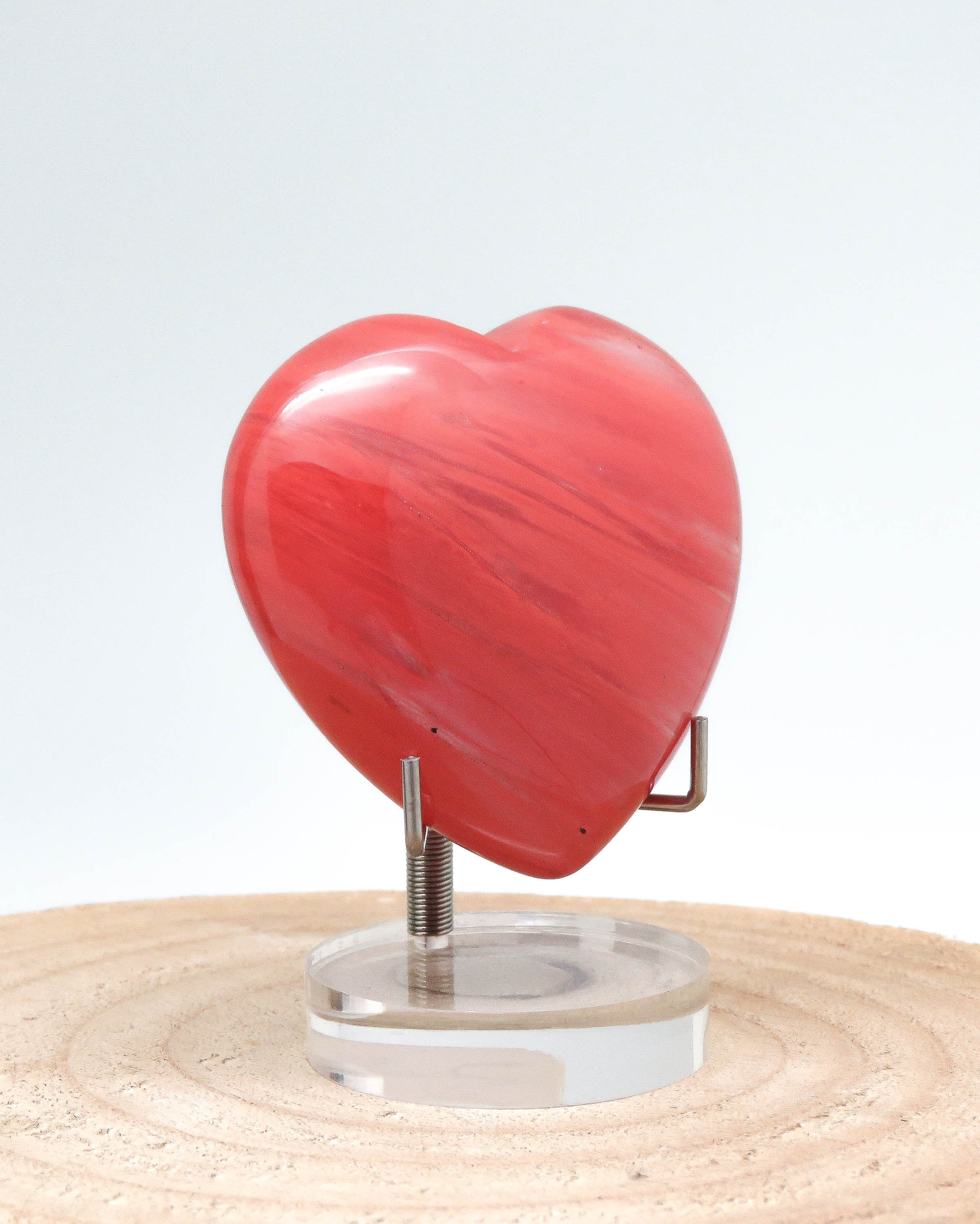 Cherry Quartz Heart - Etsy