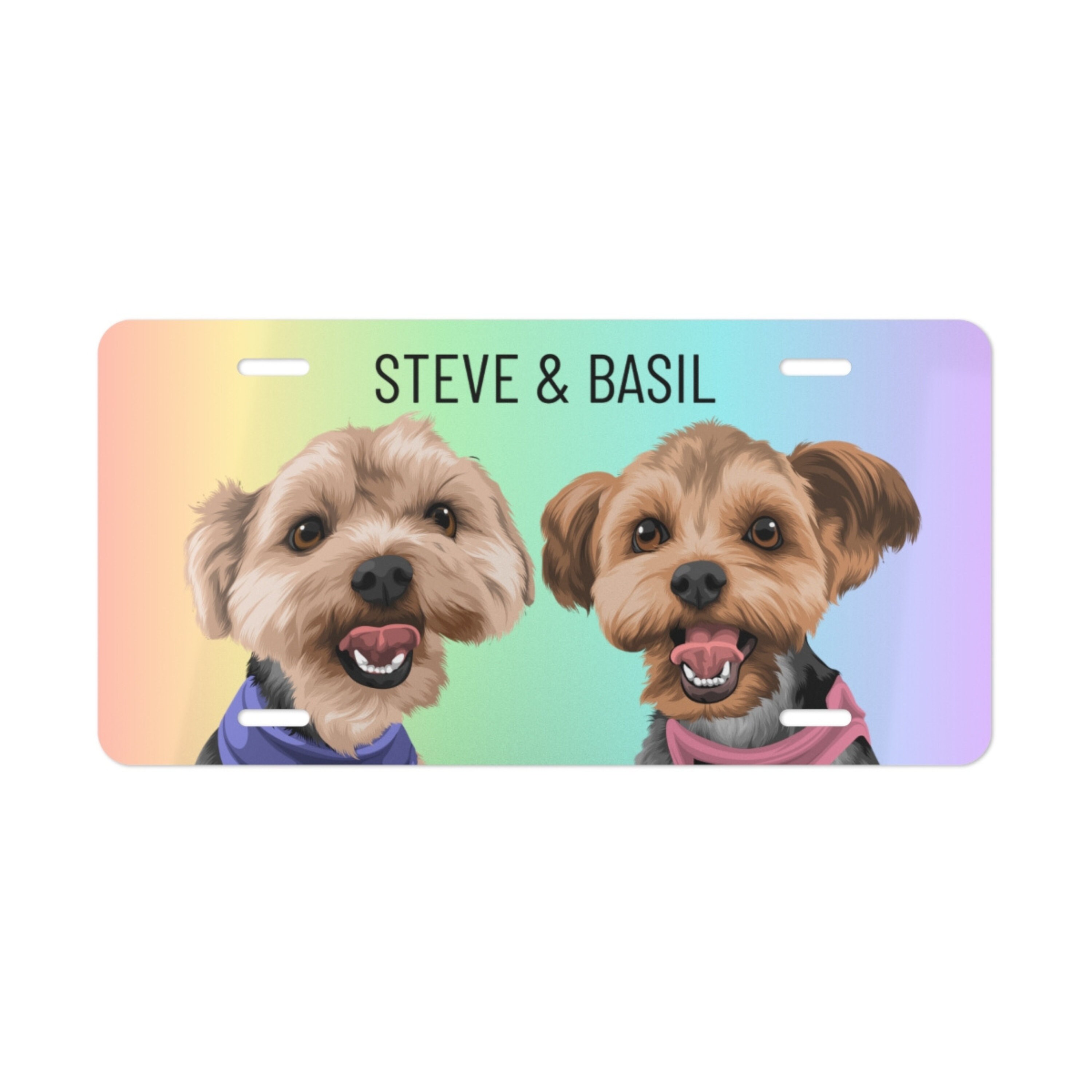 Phteven Dog License Plate