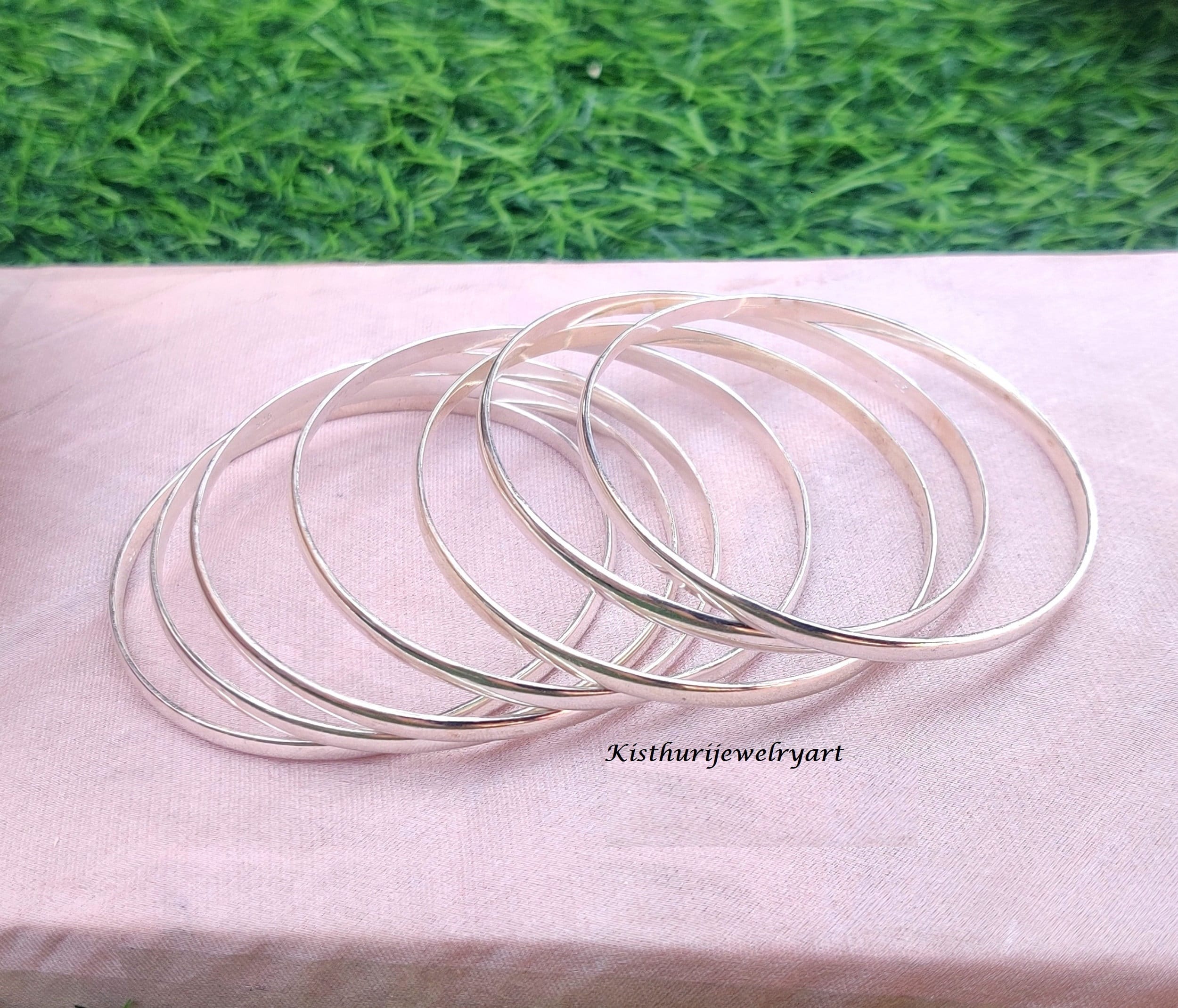 Set of 7 Bangles Stacking Bangles Semanarios Stacking - Etsy