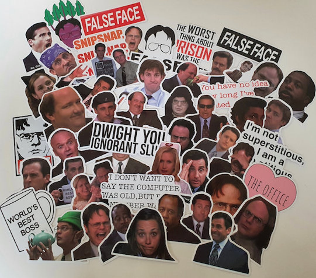 The Office Stickers Waterproof Stickers Sitcom Stickers - Etsy
