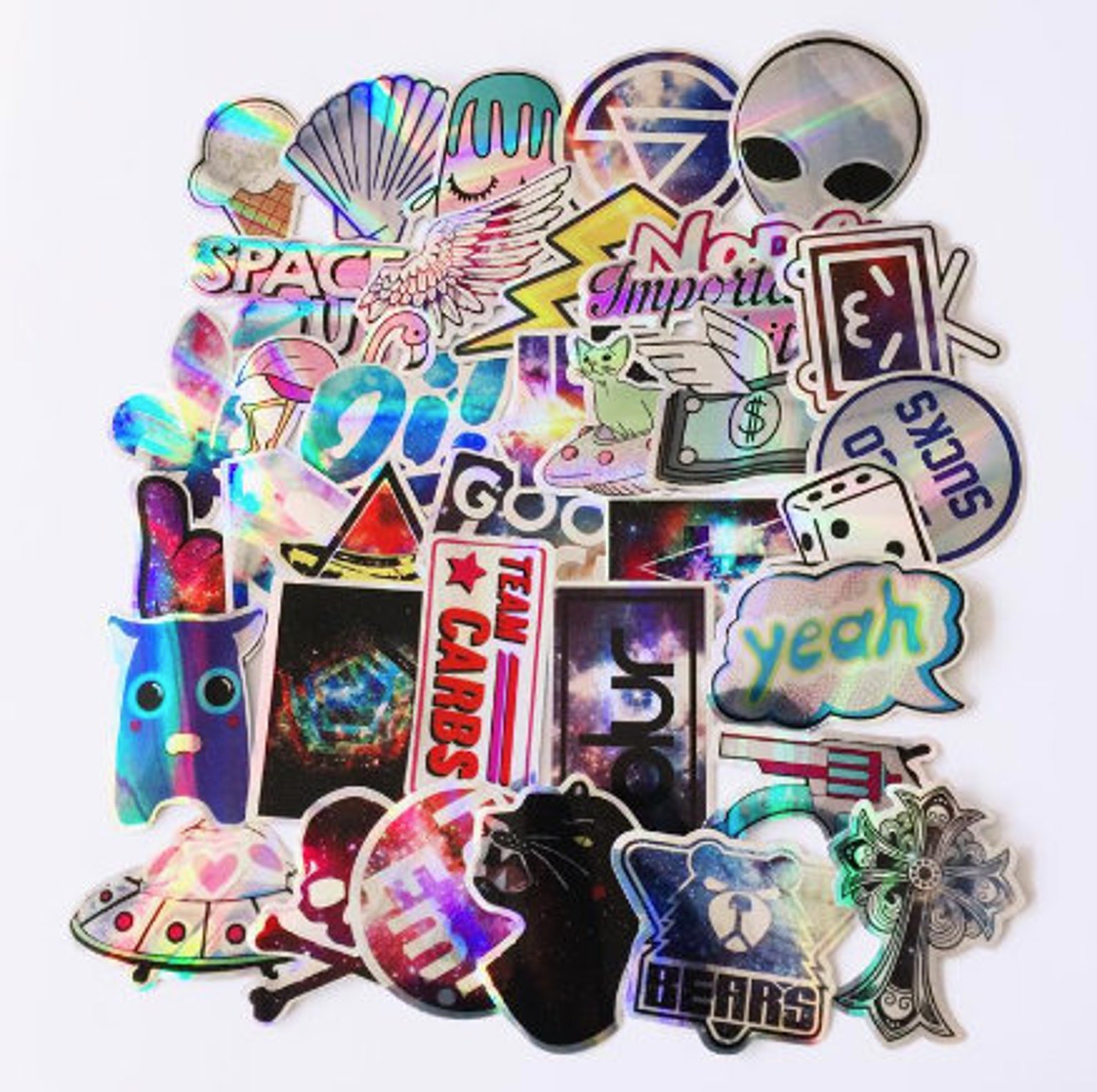 Colourful Reflective Decal Stickers Reflective Vinyl | Etsy