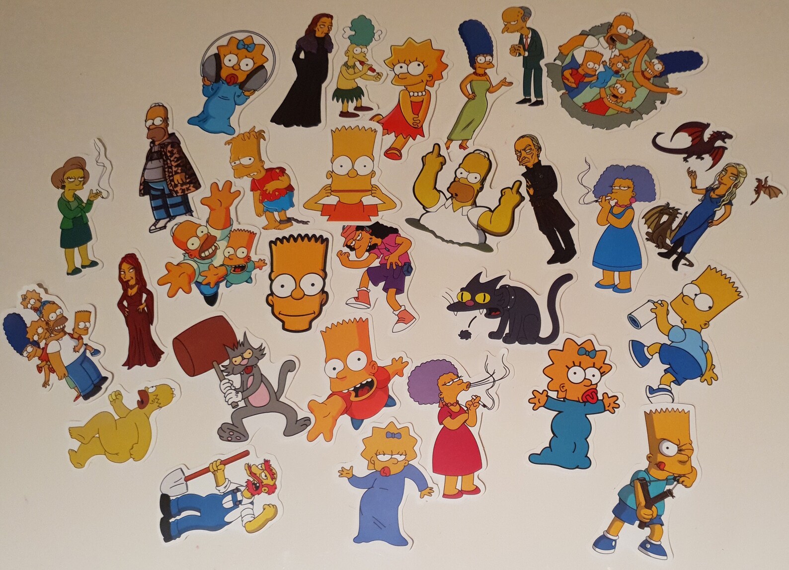 The Simpsons Stickers Cartoon Stickers Sun Protection and - Etsy New ...
