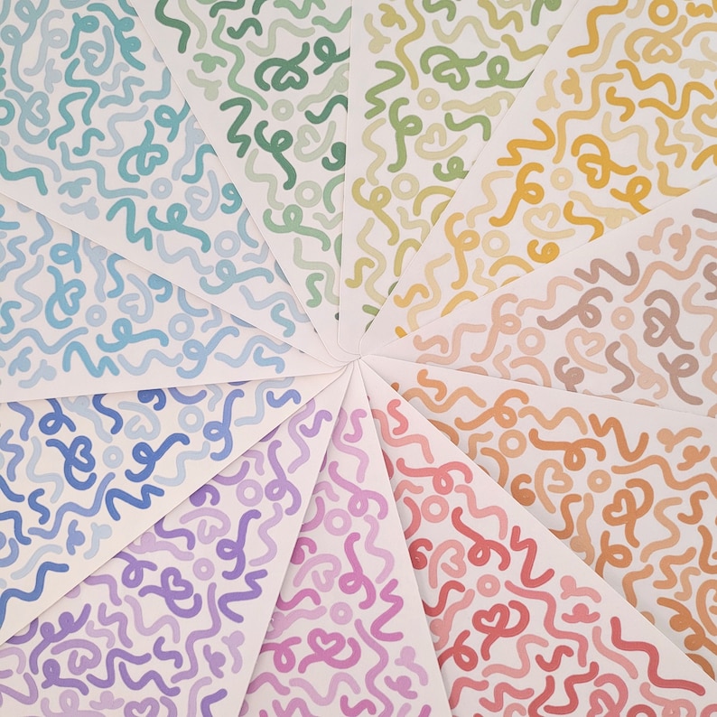 Mega Deco Sticker Sheet (11 Color Options!) - Etsy