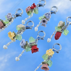 Micro Crochet Keychains (with Customizable Crochet Charms!) - Etsy