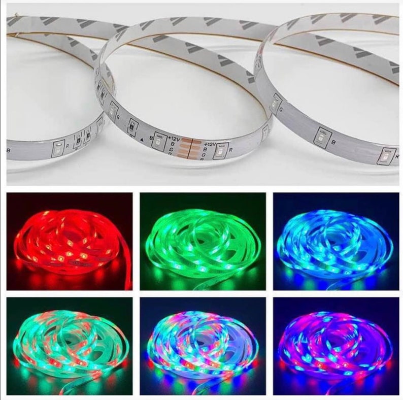 Smart LED Strip Lights 50 FT/15M Wifi LED Lights Work With Alexa and ...