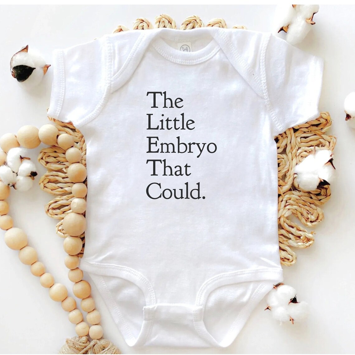 IVF Baby Bodysuit,the Little Embryo That Could Baby Bodysuit,natural ...