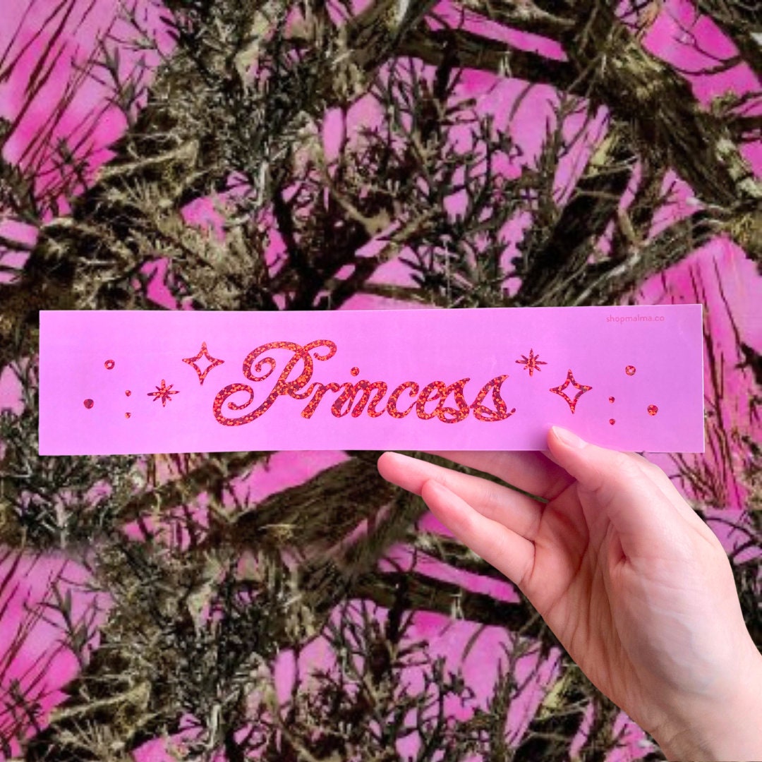 Chappell Roan Inspired Princess Tramp Stamp Bumper Sticker - Etsy