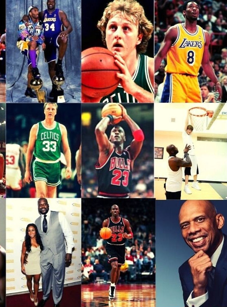 Basketball Legends People Made Basketball Popular. This - Etsy