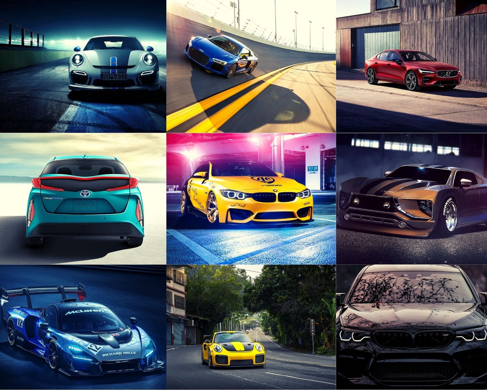 Aesthetic Wall Collage Kit cars Trendy Collage Dorm Room | Etsy