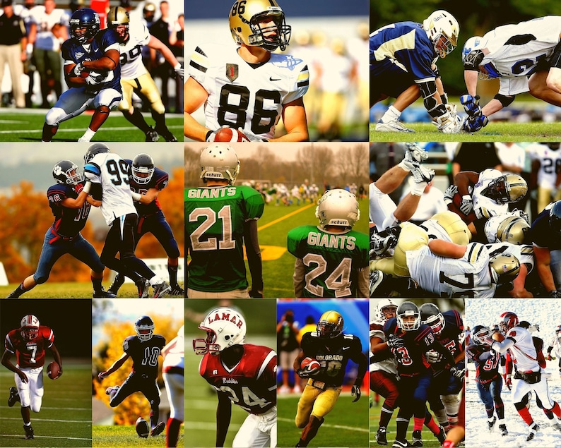 The Exciting World of American Football in Your Home Unique NFL Legends ...