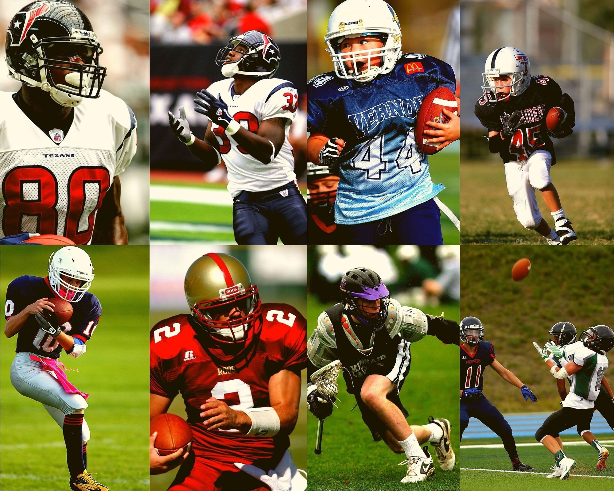 The Exciting World of American Football in Your Home Unique NFL Legends ...