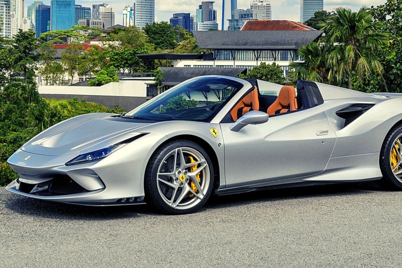 Ferrari: Collage of 40 Photos of Supercars. Poster for Fans of Speed ...