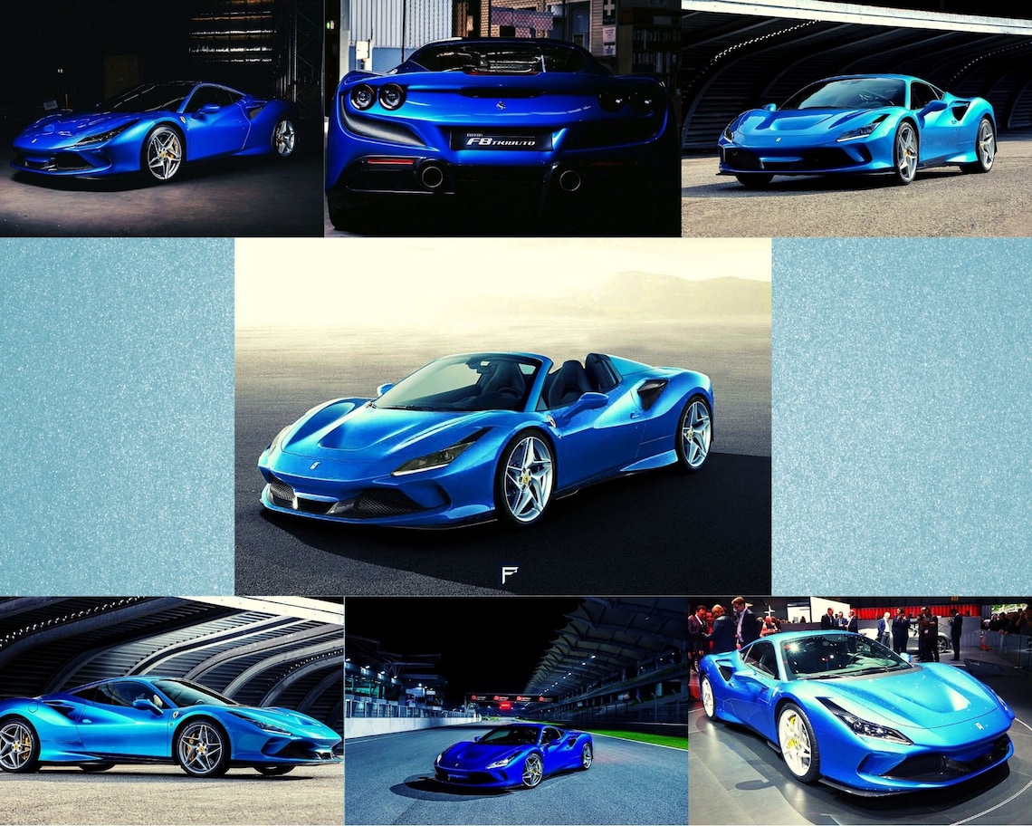 Aesthetic Wall collage kit super mobile cars photos of | Etsy