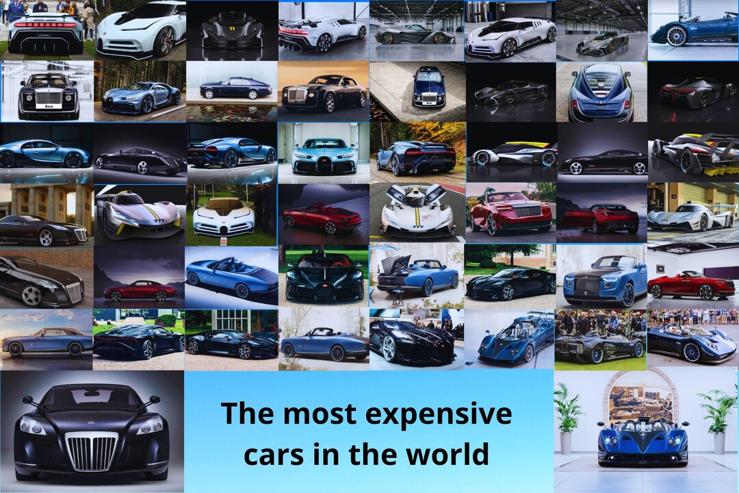 Photo Collage Kit, Father's Day Gift, Gift for Car Lovers, Car, Cars ...