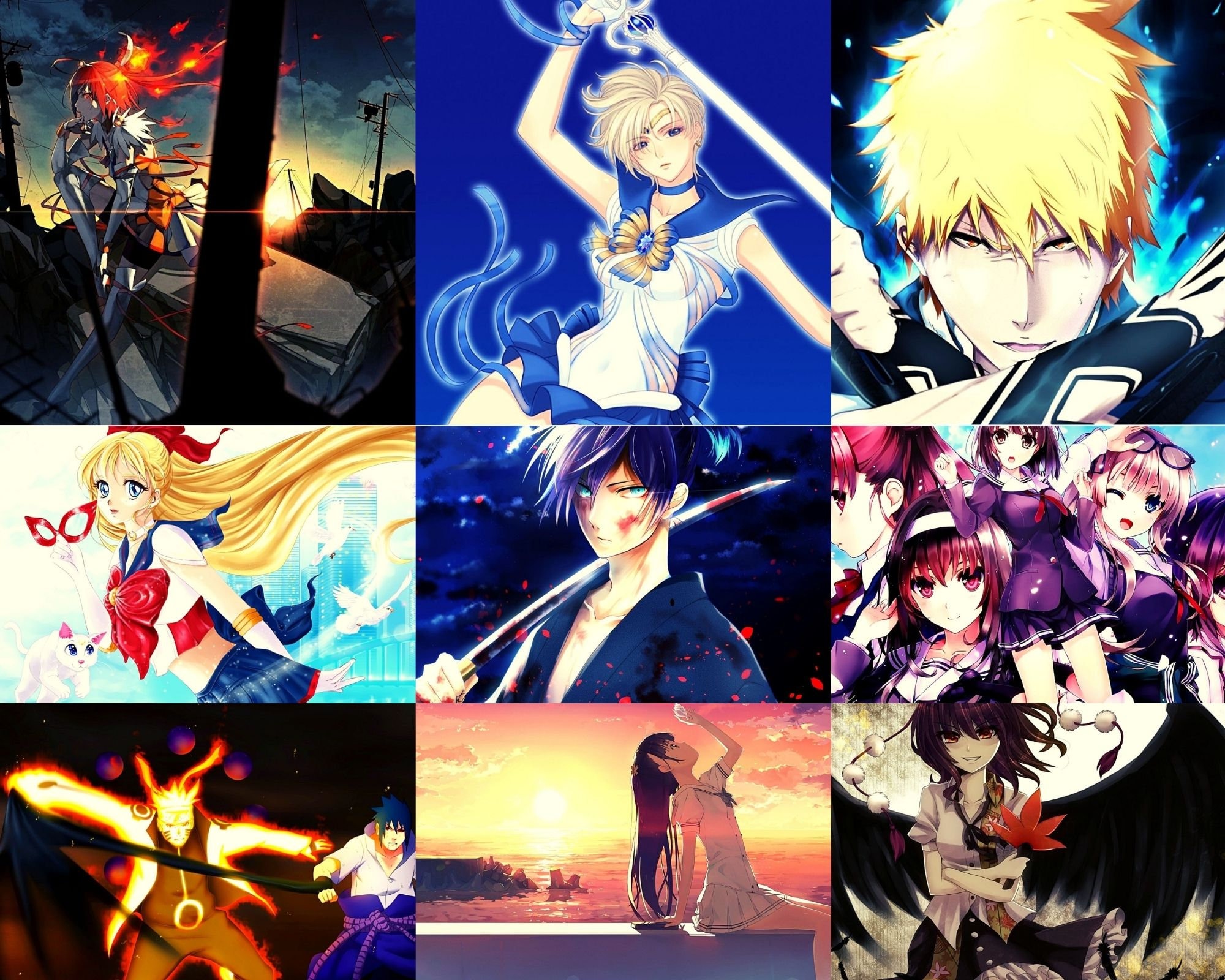 Anime Universe: 56 Vibrant Prints of Popular Characters. Decorate Your ...