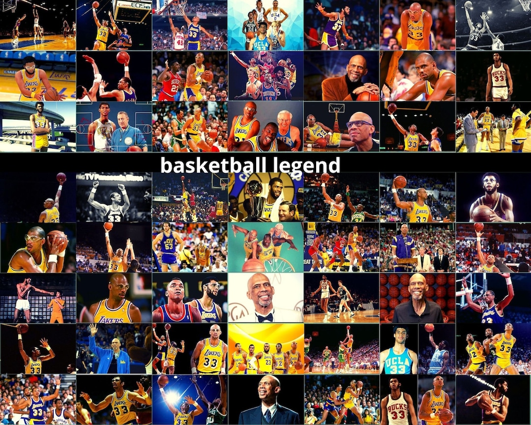NBA Legend: 20 Years of Triumph! an Exclusive Collage of the Top Scorer ...