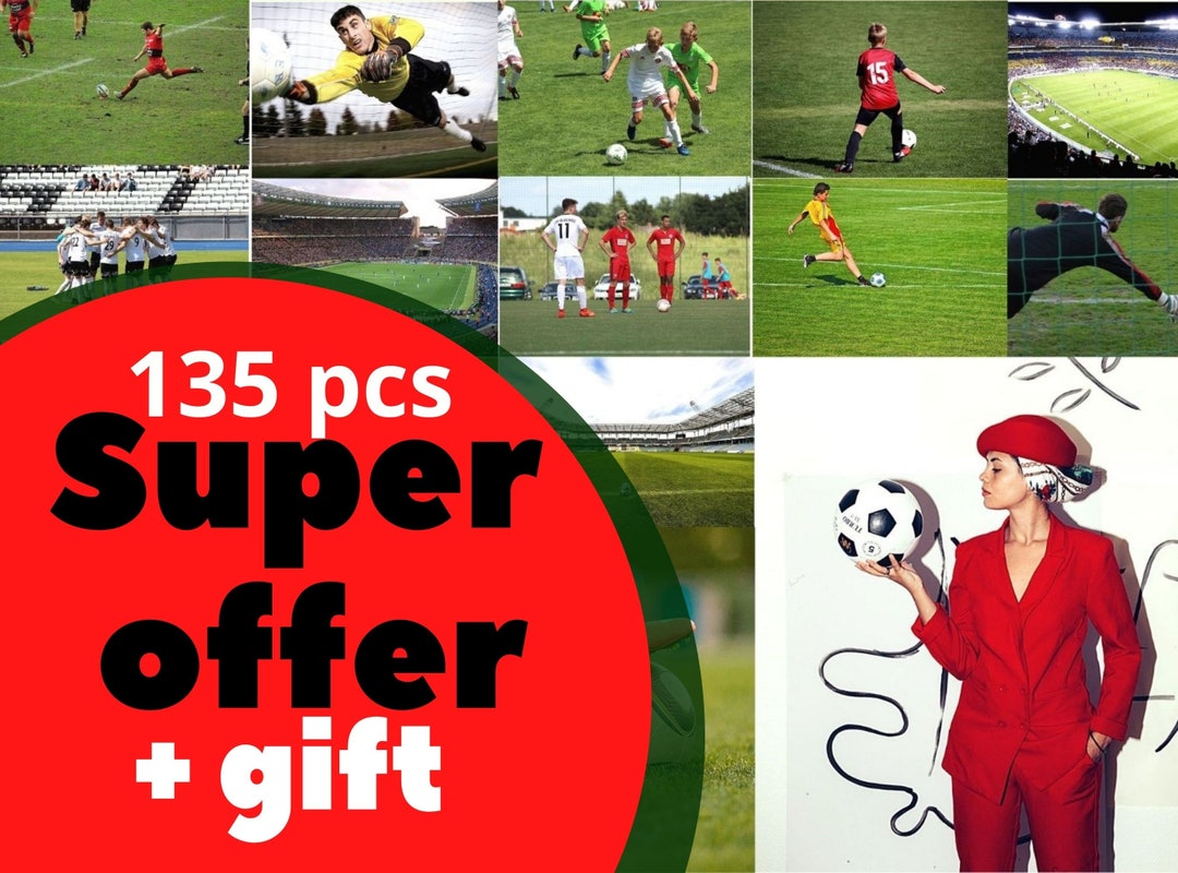 Aesthetic Football Print Wall Collage Kit Room Decor Football Art Sport ...