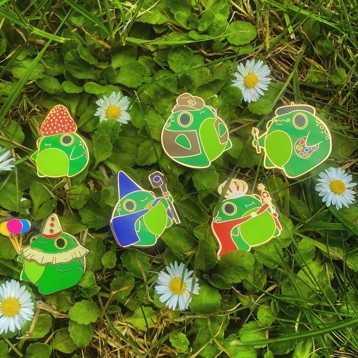Froggy Friends Enamel Pin Blind Bag - Etsy