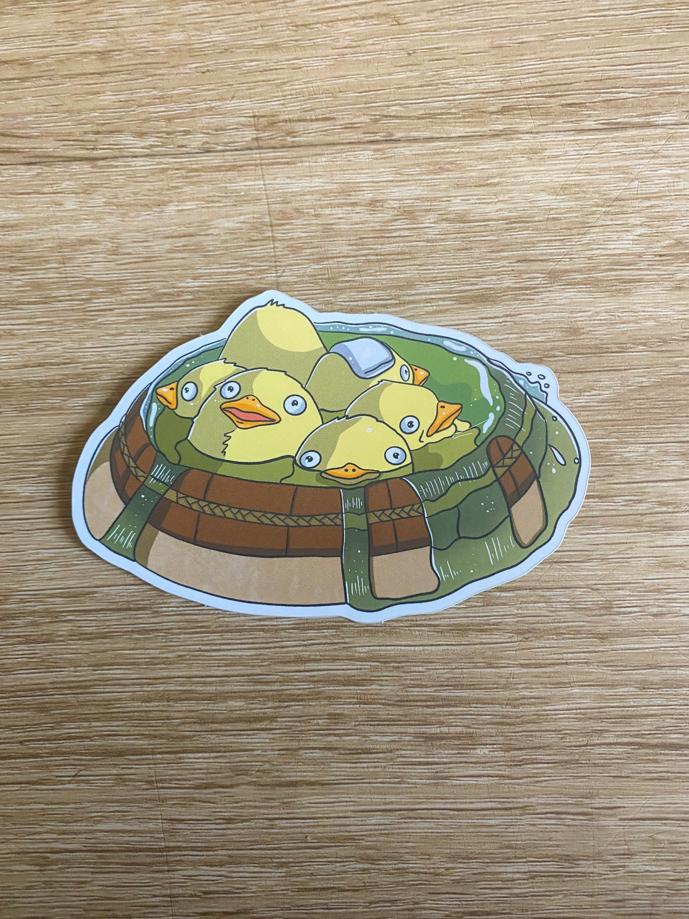 Duck Bath Vinyl Sticker - Etsy