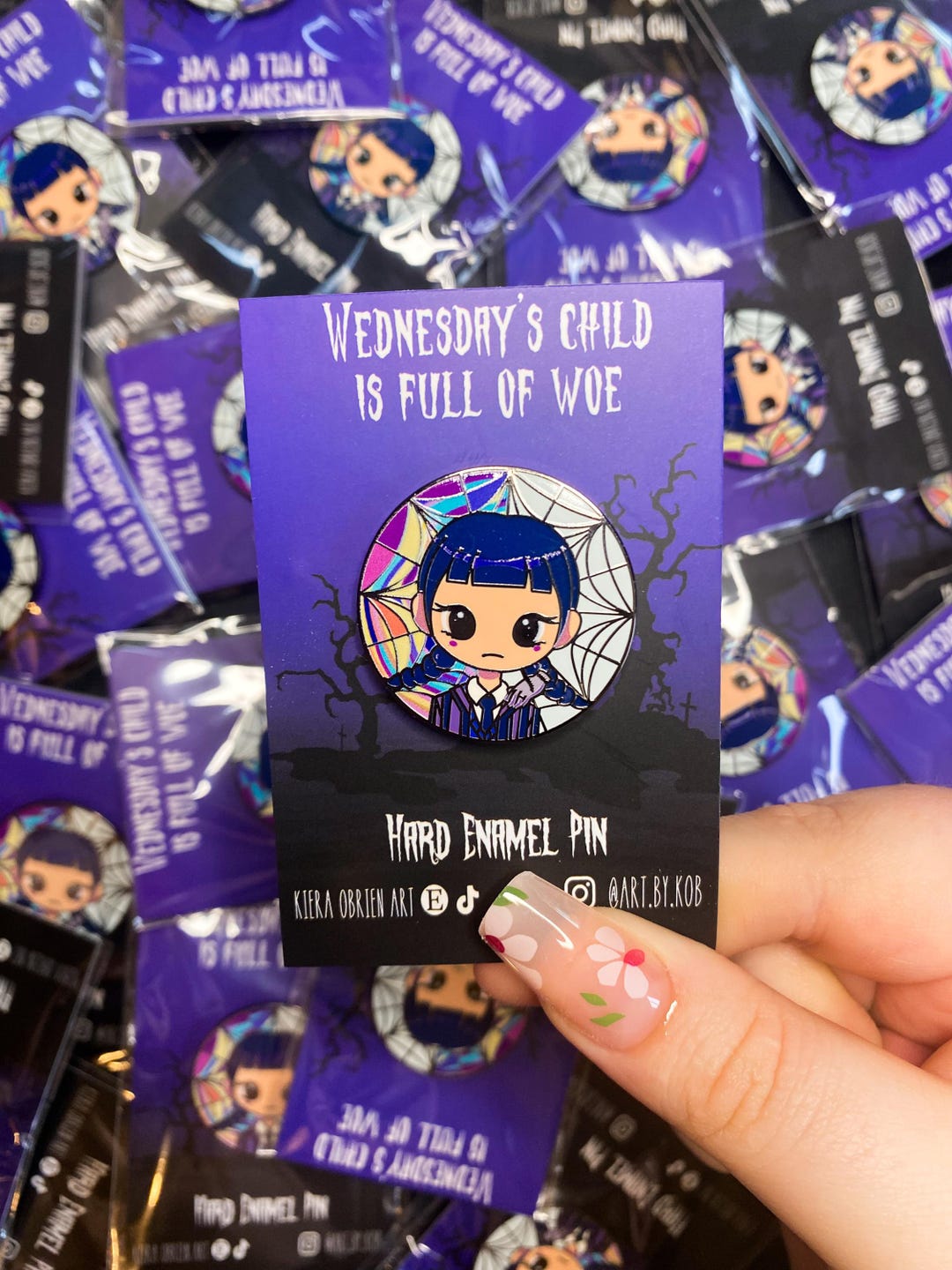 Goth Bestie Hard Enamel Pin - Etsy