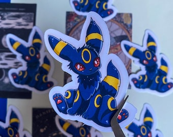 Umbreon Holographic Sticker - Etsy