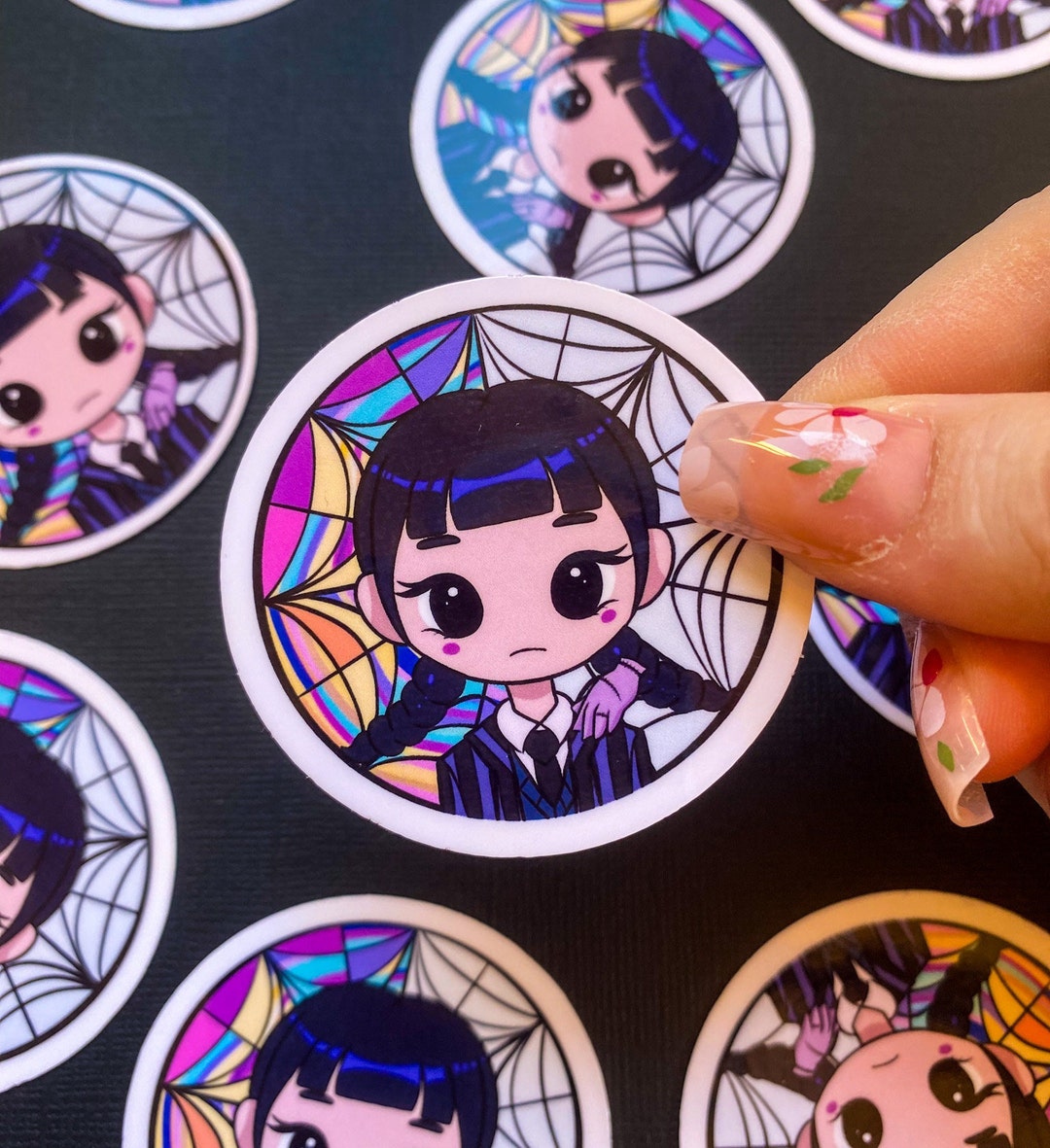 Wednesday Sticker - Etsy