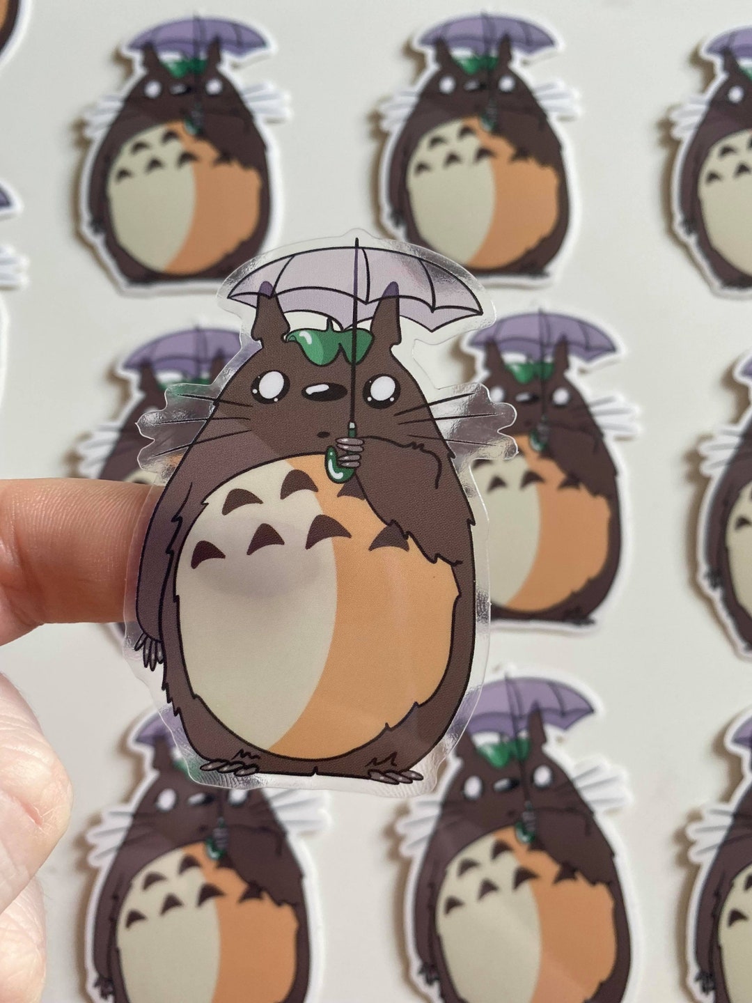 Clear Anime Umbrella Vinyl Sticker - Etsy