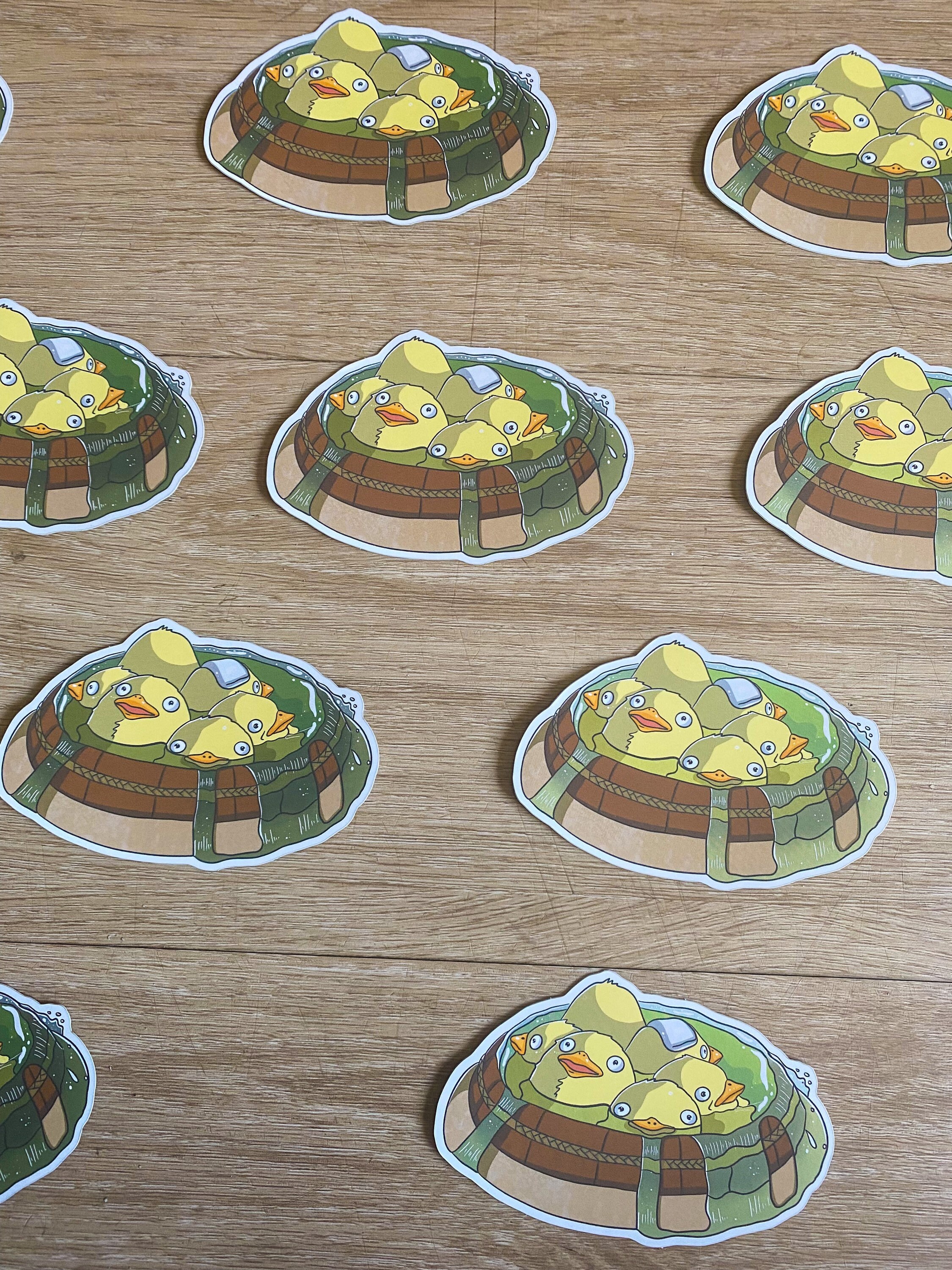 Duck Bath Vinyl Sticker - Etsy