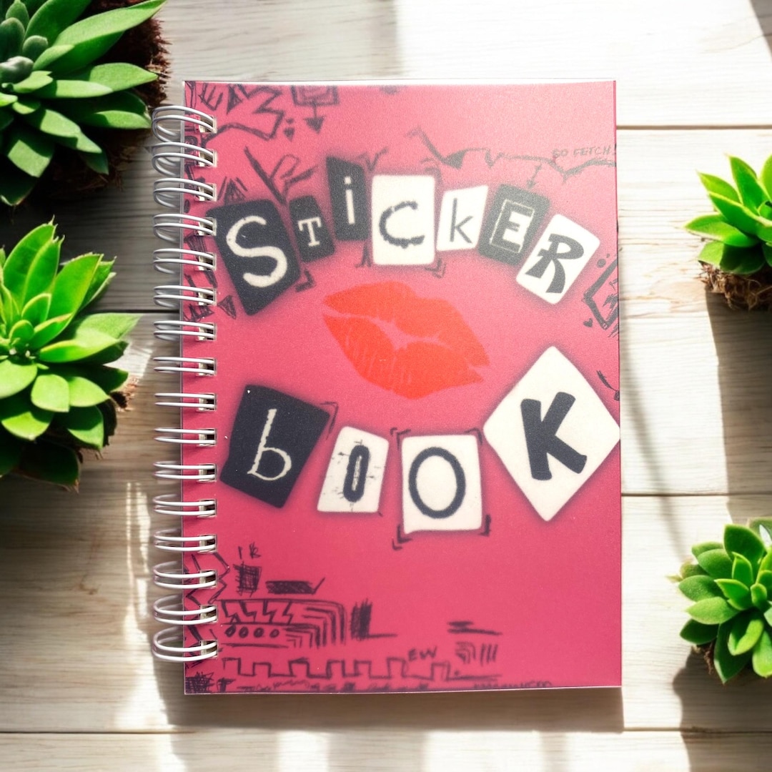 Burn Book Reusable Sticker Book - Etsy