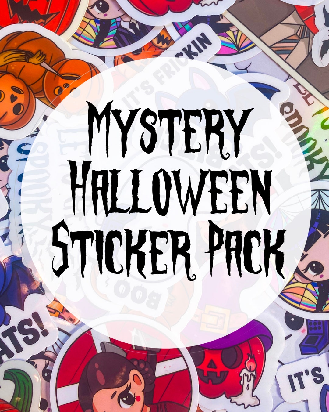 Halloween Sticker Mystery Bag - Etsy