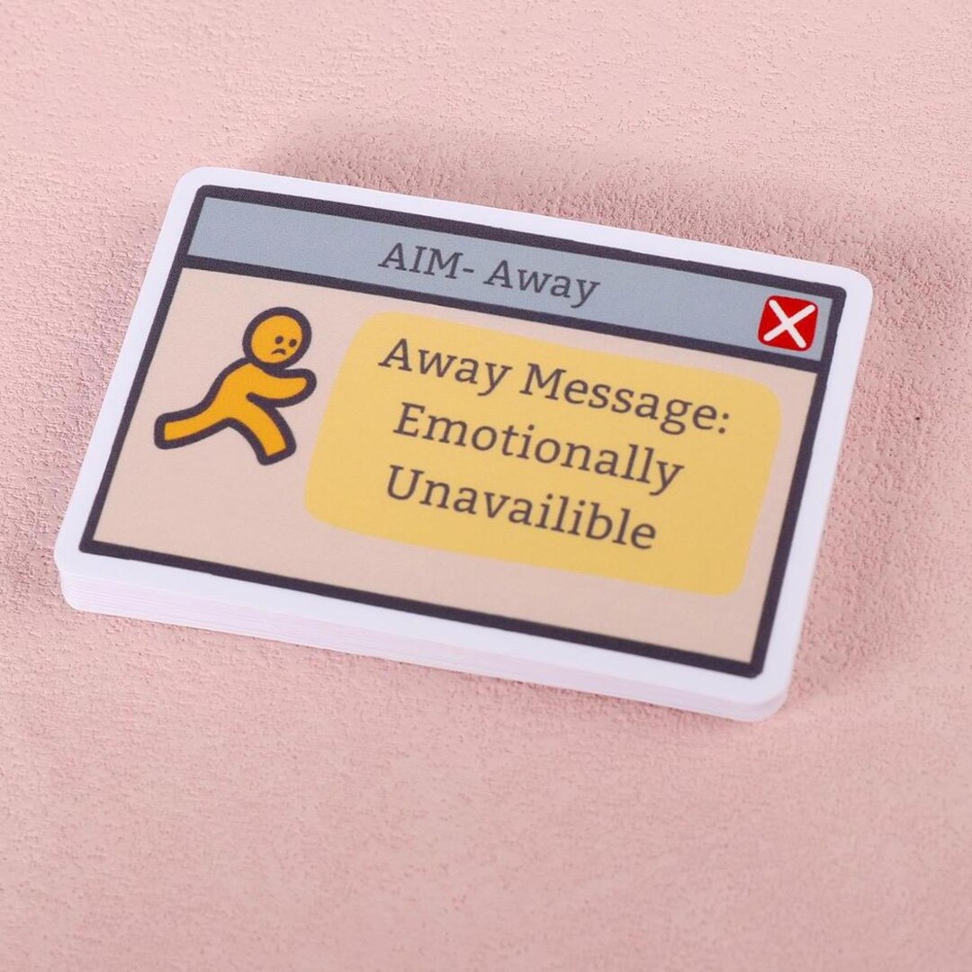 AIM AWAY Sticker - Etsy