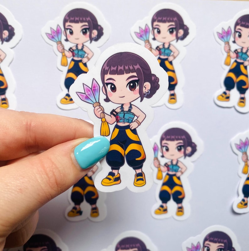 Zoey Kpop Demon Hunter Sticker - Etsy