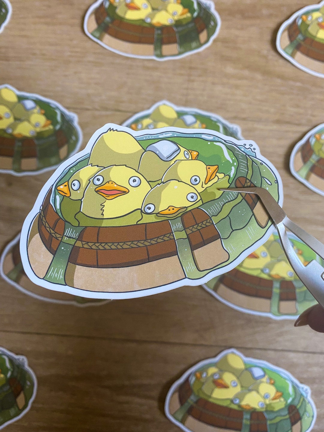 Duck Bath Vinyl Sticker - Etsy