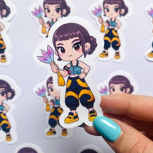 Zoey Kpop Demon Hunter Sticker - Etsy