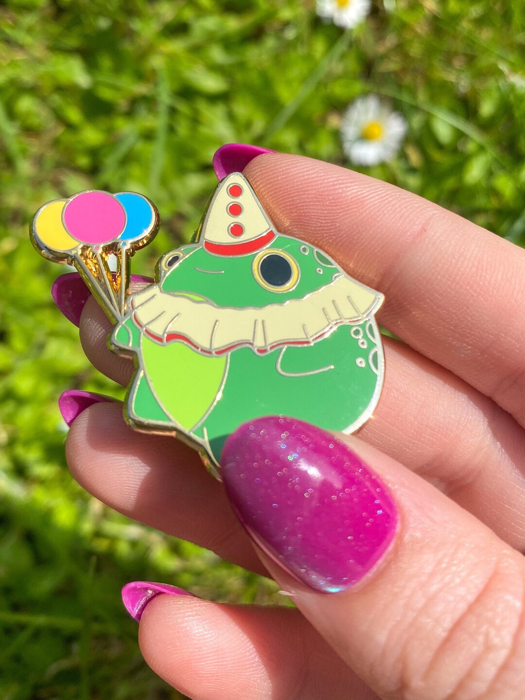 Frog Clown Hard Enamel Pin - Etsy