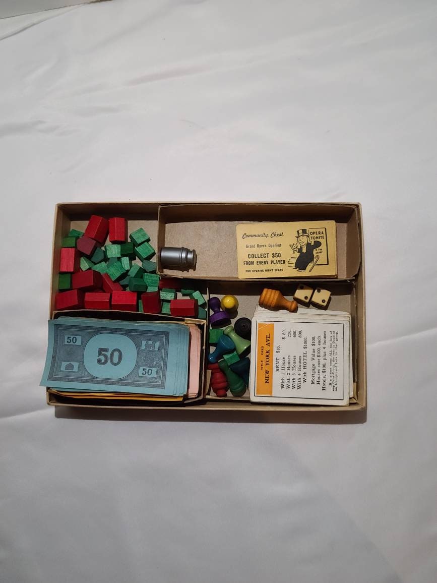 VINTAGE MONOPOLY A Classic GAME. popular Edition - Etsy