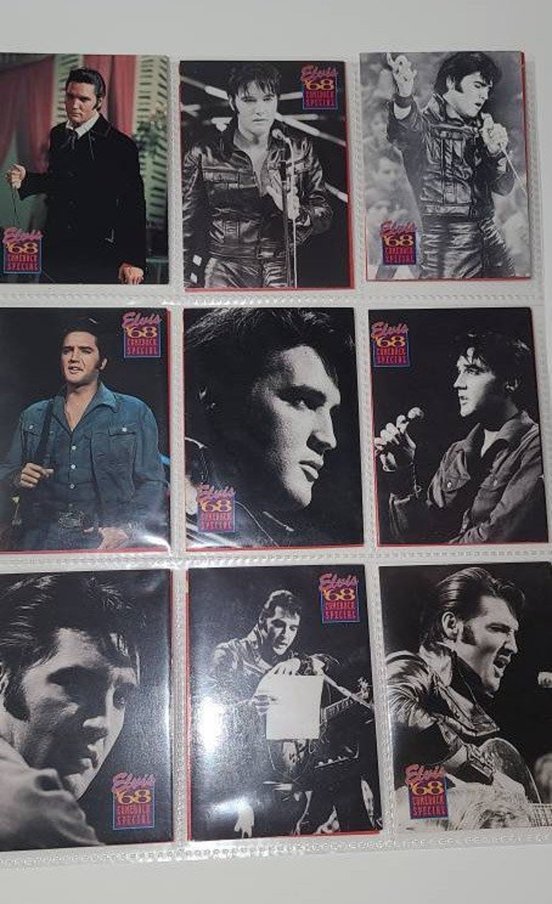 Collection of ELVIS PRESLEY Trading Card 68 Comeback Special Graceland ...
