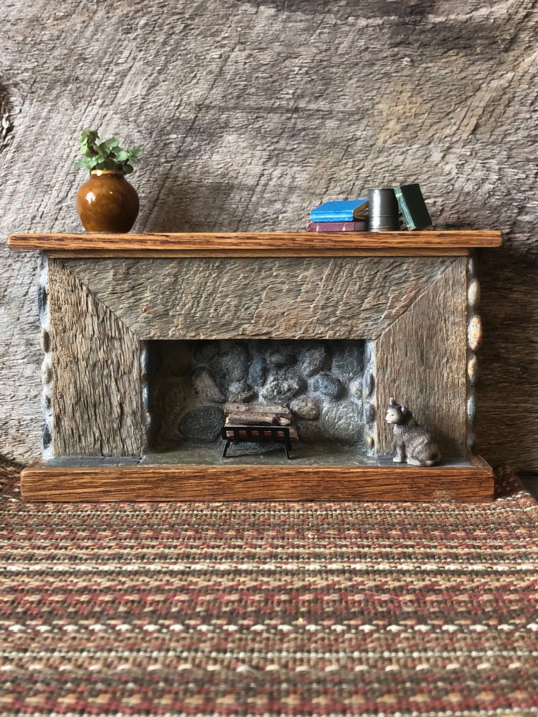 Miniature Beach Stone Fireplace 1:12 (60) - Etsy