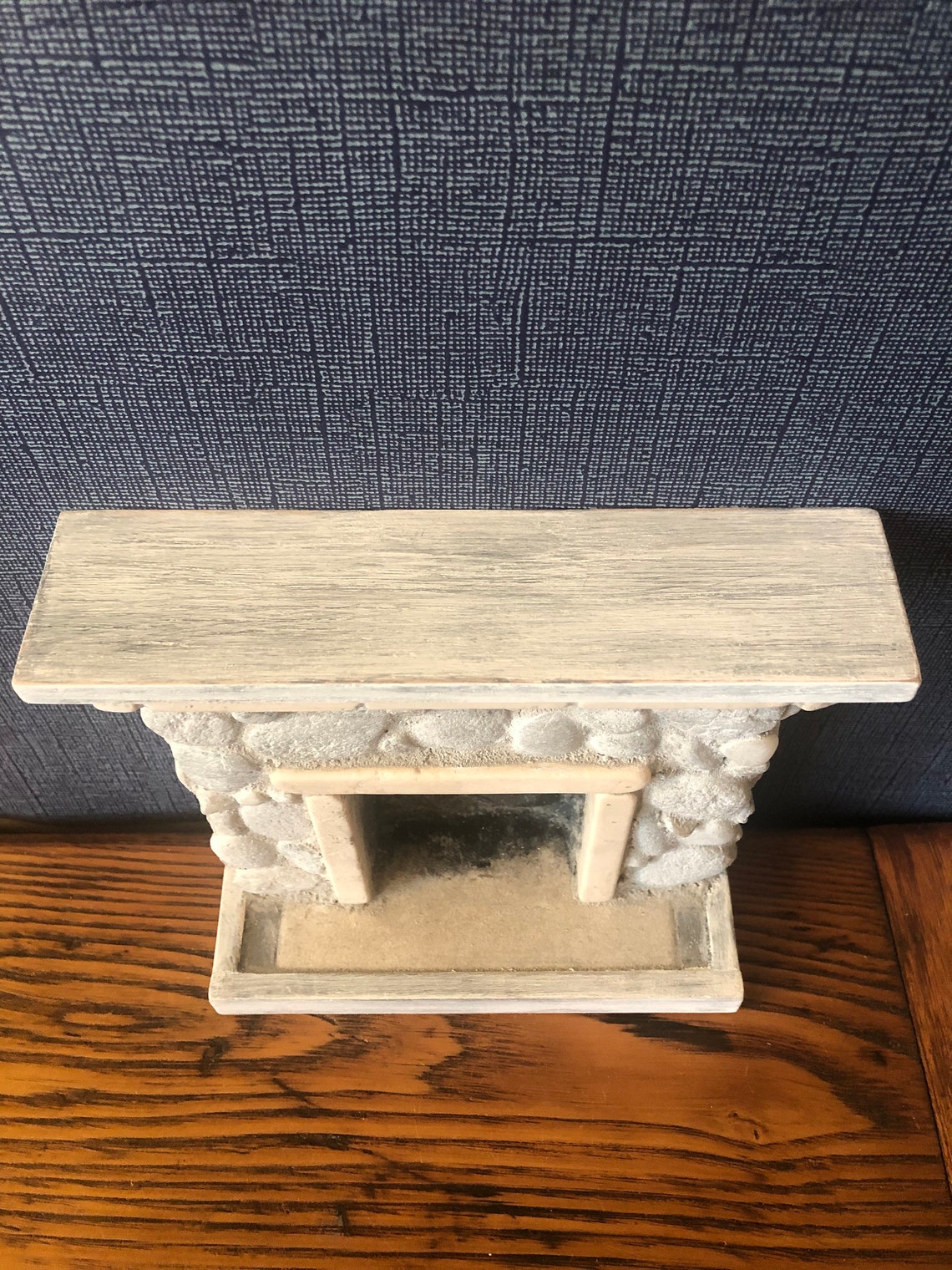Miniature Stone Fireplace 1:12 7 | Etsy